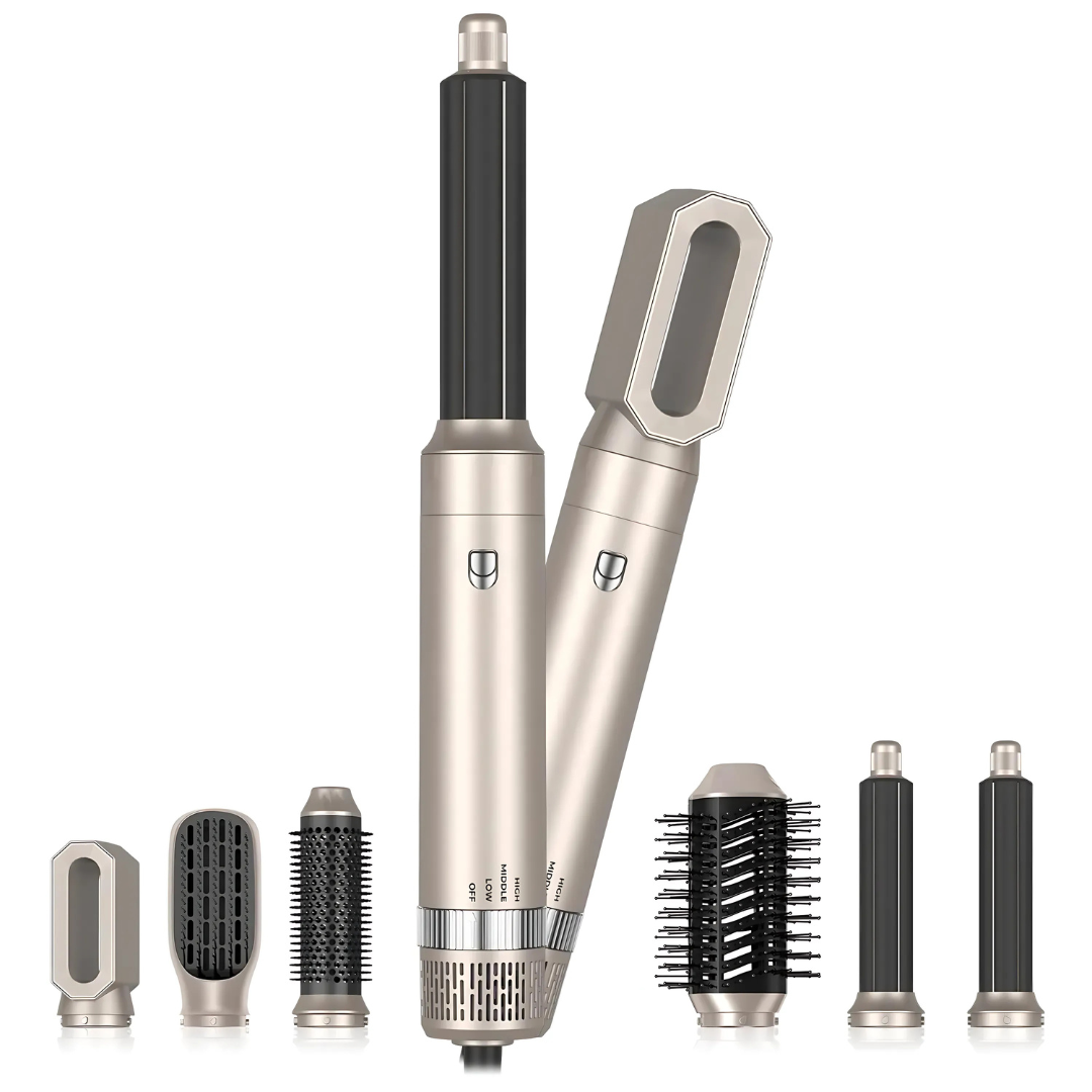 AirStyle Pro Multi-Styler – 6-i-1 AirStyler – Profesjonell hårstyler m ...
